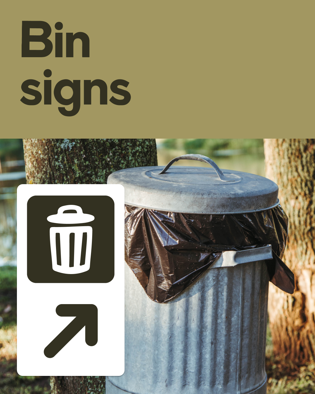 Bin signage – Hipcamp General Store